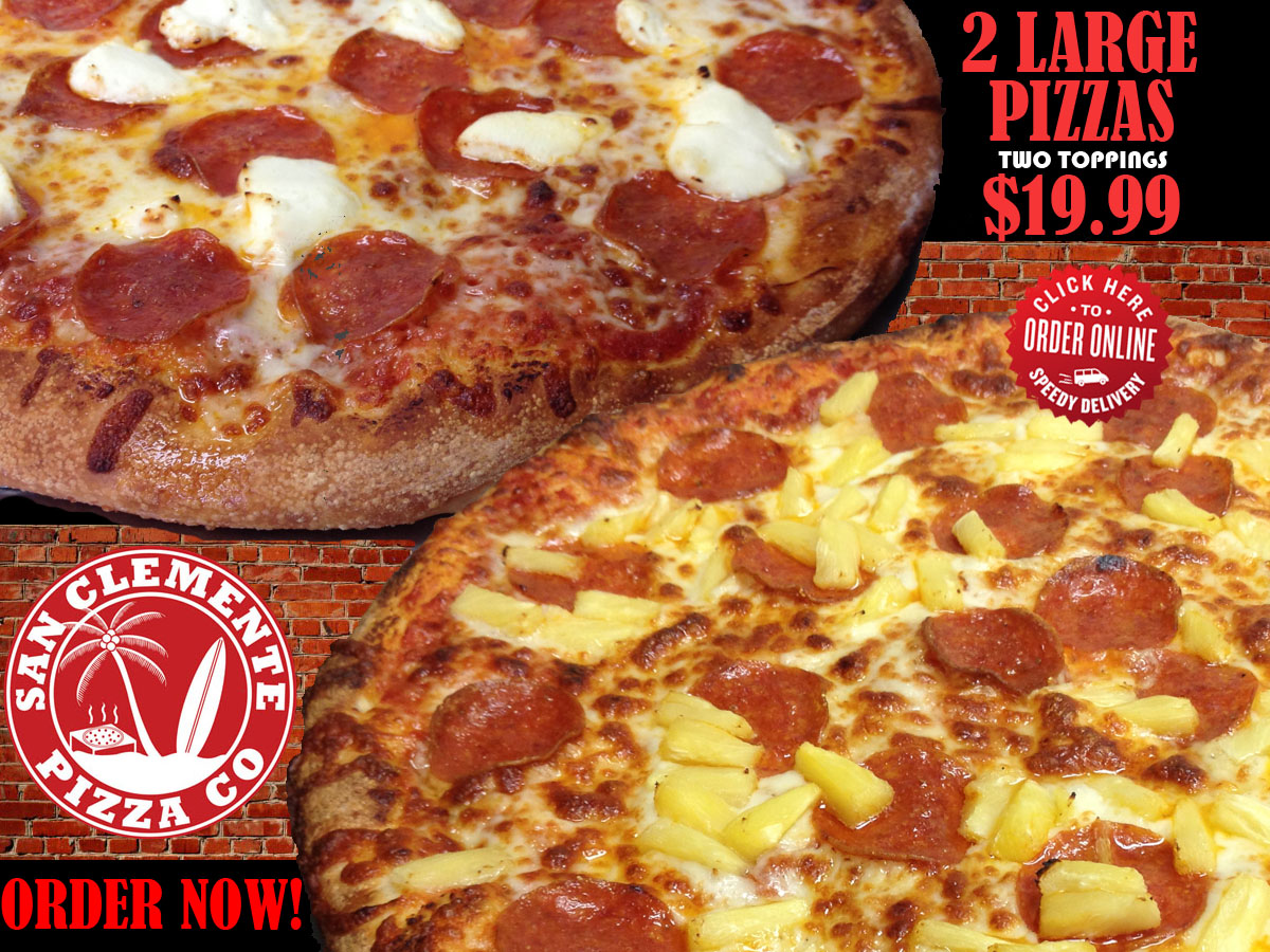 San clemente pizza company delivery and takeout Pizza in San Clemente ...